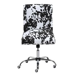 Milk Cow Print Swivel Office Chair