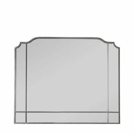 Wallan Overmantel Mirror - Charcoal Iron and Glass