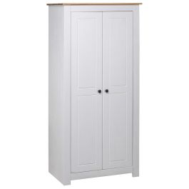 Wardrobe - VERA 2 Door Wardrobe White 80cm