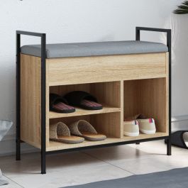 ECLIPSE Medium Shoe Bench Sonoma Oak