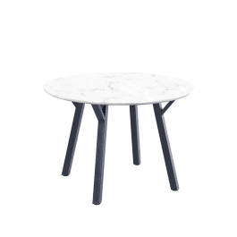 Opulent Elegant Round Dining Table - Marble