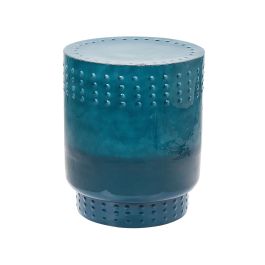 Metal Side Table Blue ABRA