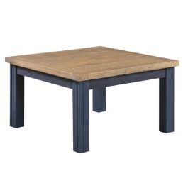 Splatter of Blue Low Square Coffee Table