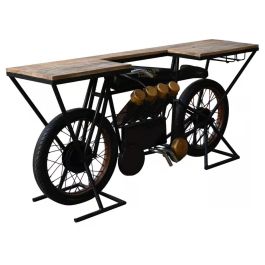 Urban Industrial Style Superior Bike Bar Table
