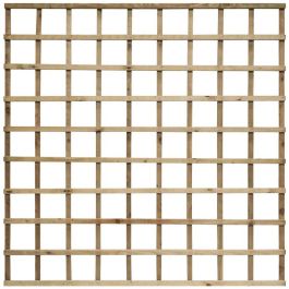 Heavy Duty Robust 6x6 Garden Trellis with Natural Timber Finish - Set of 3