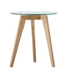 Bicester Round Side Table - Natural