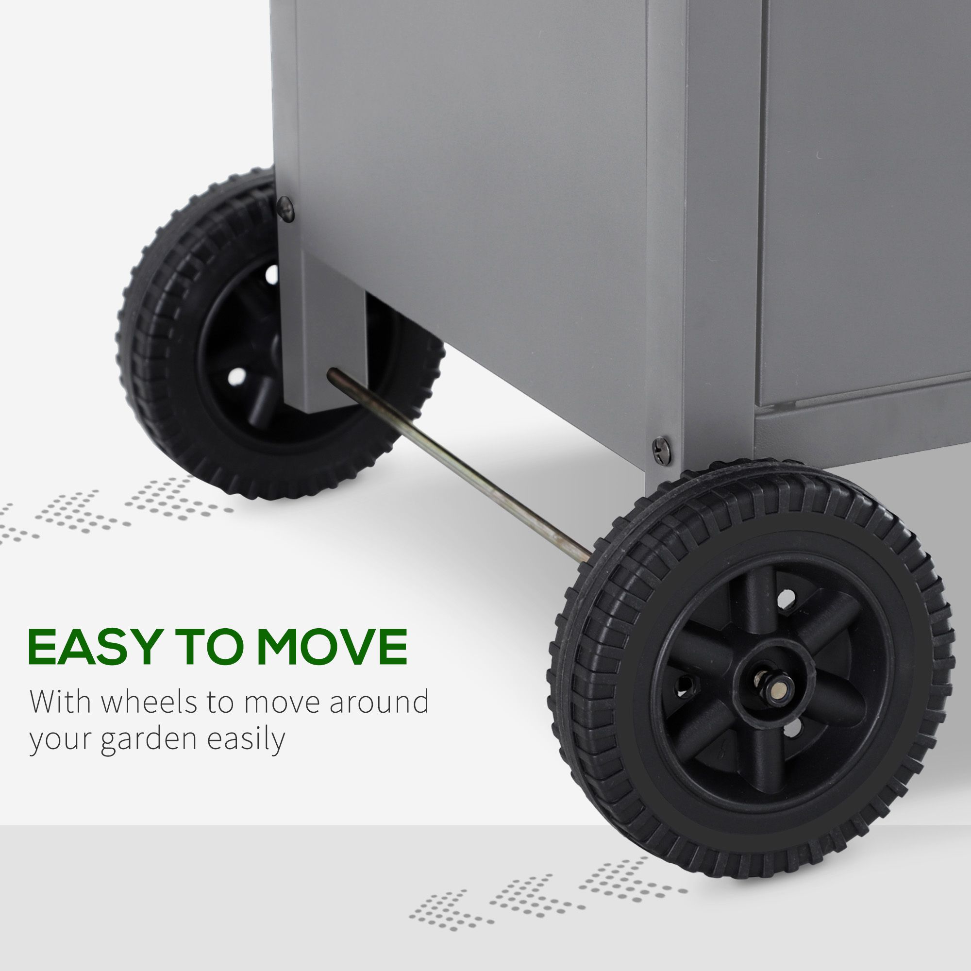 SUNVISTA 4+1 Burner Gas BBQ Grill, Outdoor Barbecue Trolley with Wheels ...