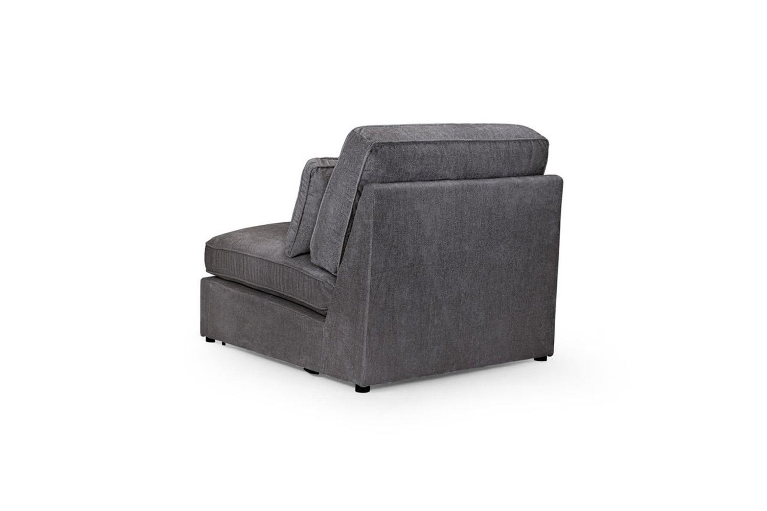 Shaffer Single Armless Sofa - Grey