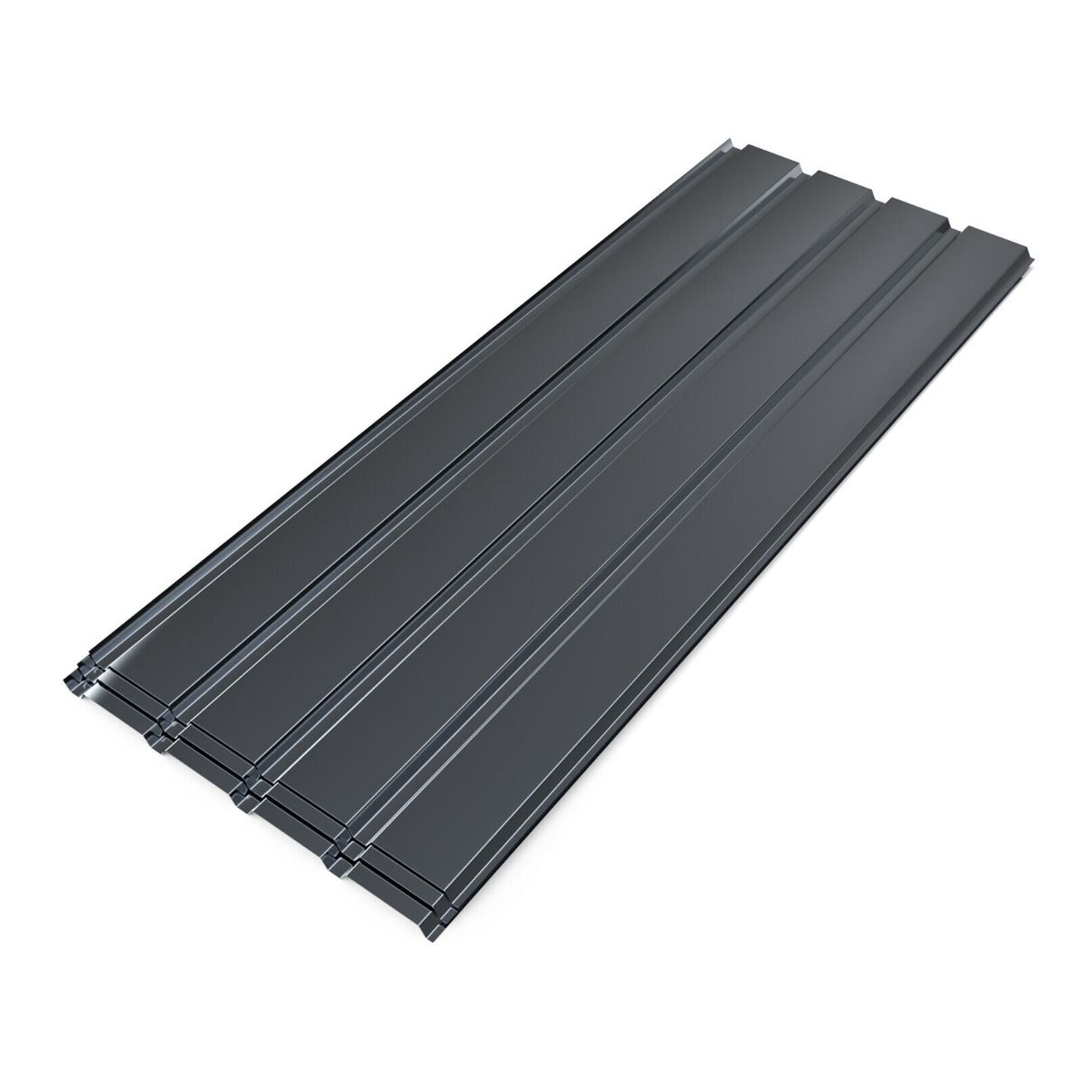 Storm Guard Galvanized 12 Piece Roofing Panels - Grey