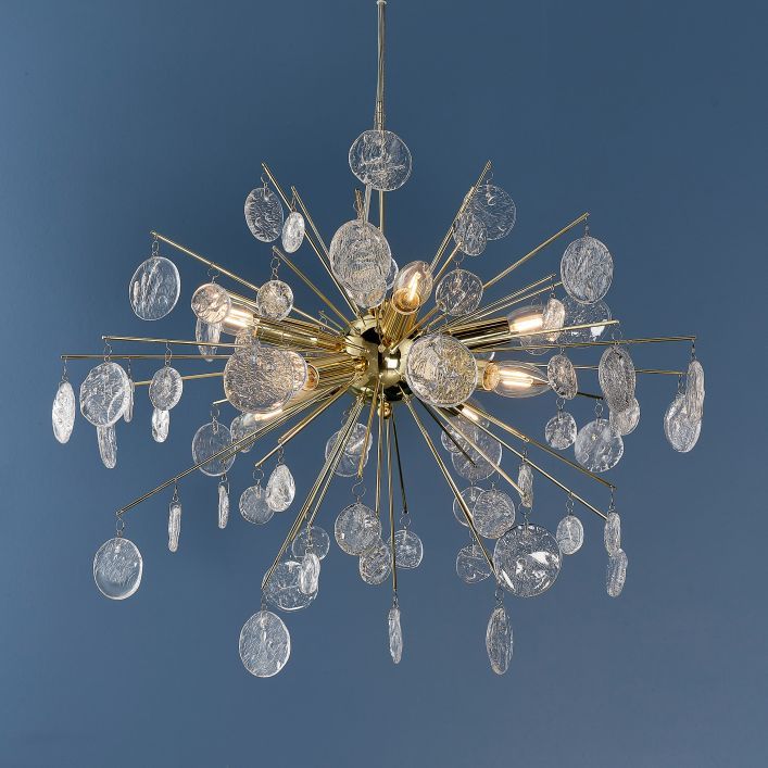 Liome Glamorous Gold Effect Pendant Light