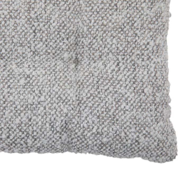 Visalim Rustic Boucle Seat Cushion - Cream