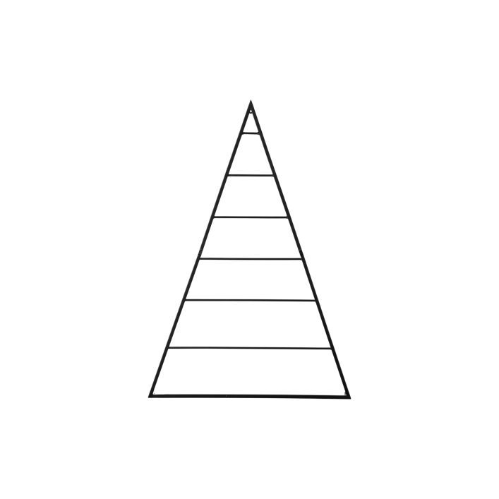 Ceduna Contemporary Wall-mounted Black Tree Small