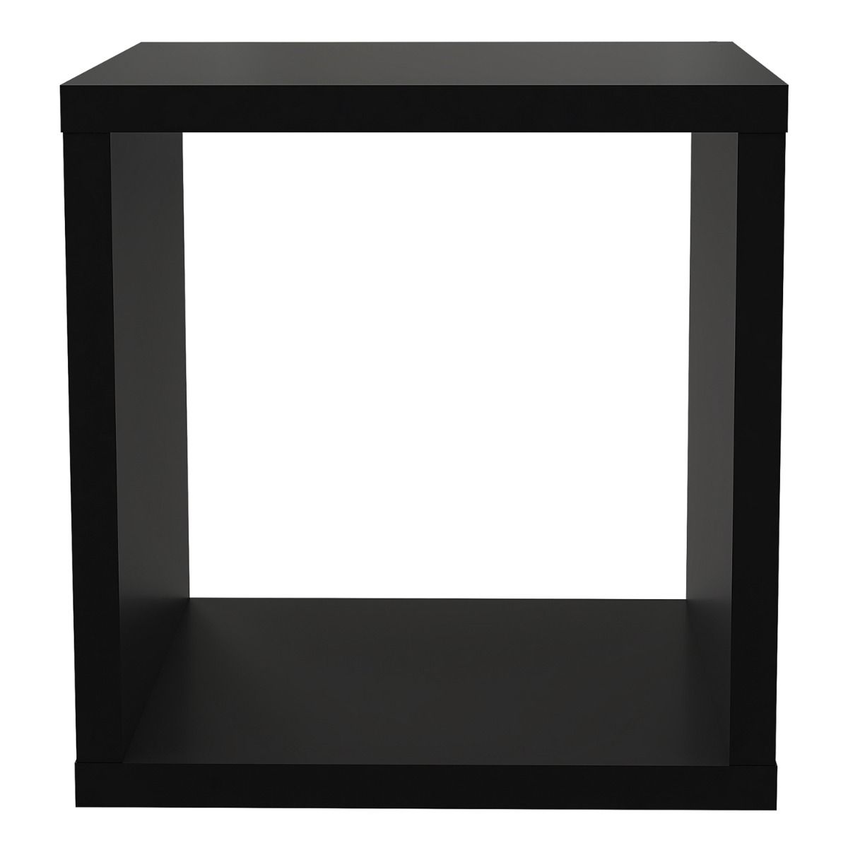 Phillips Square Shape Singular Storage Unit - Matt Black