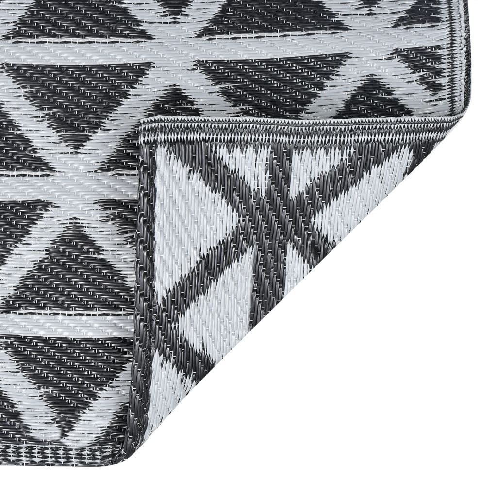 Outdoor Carpet Black 120x180 cm PP