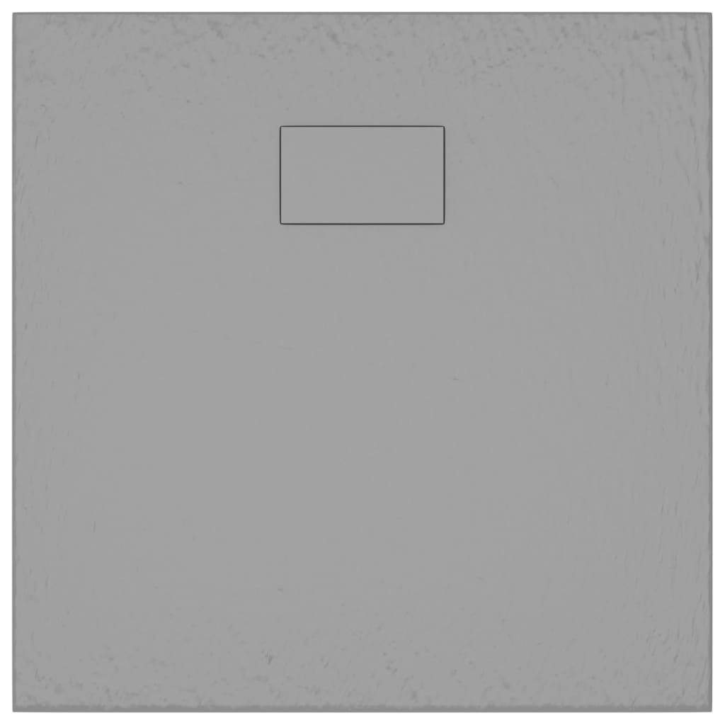 Shower Base Tray SMC Grey 80x80 cm
