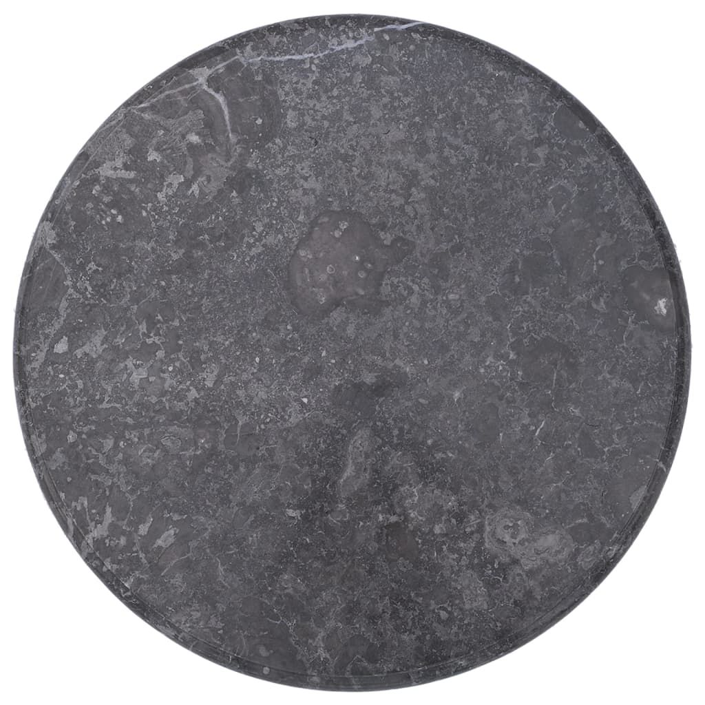 Table Top Grey Ã˜60x2.5 cm Marble