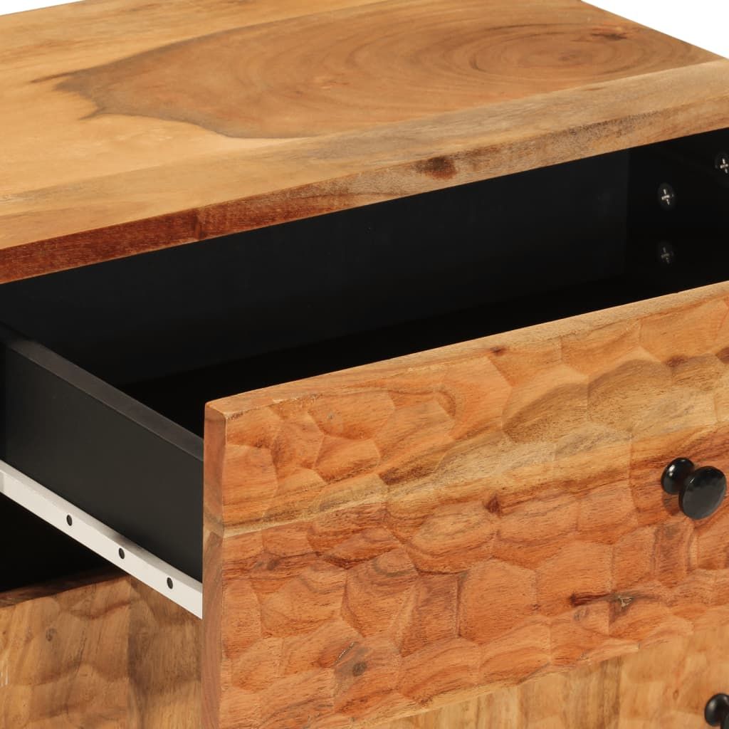 Bedside Table - CANTON Ada Nightstand Natural 50cm