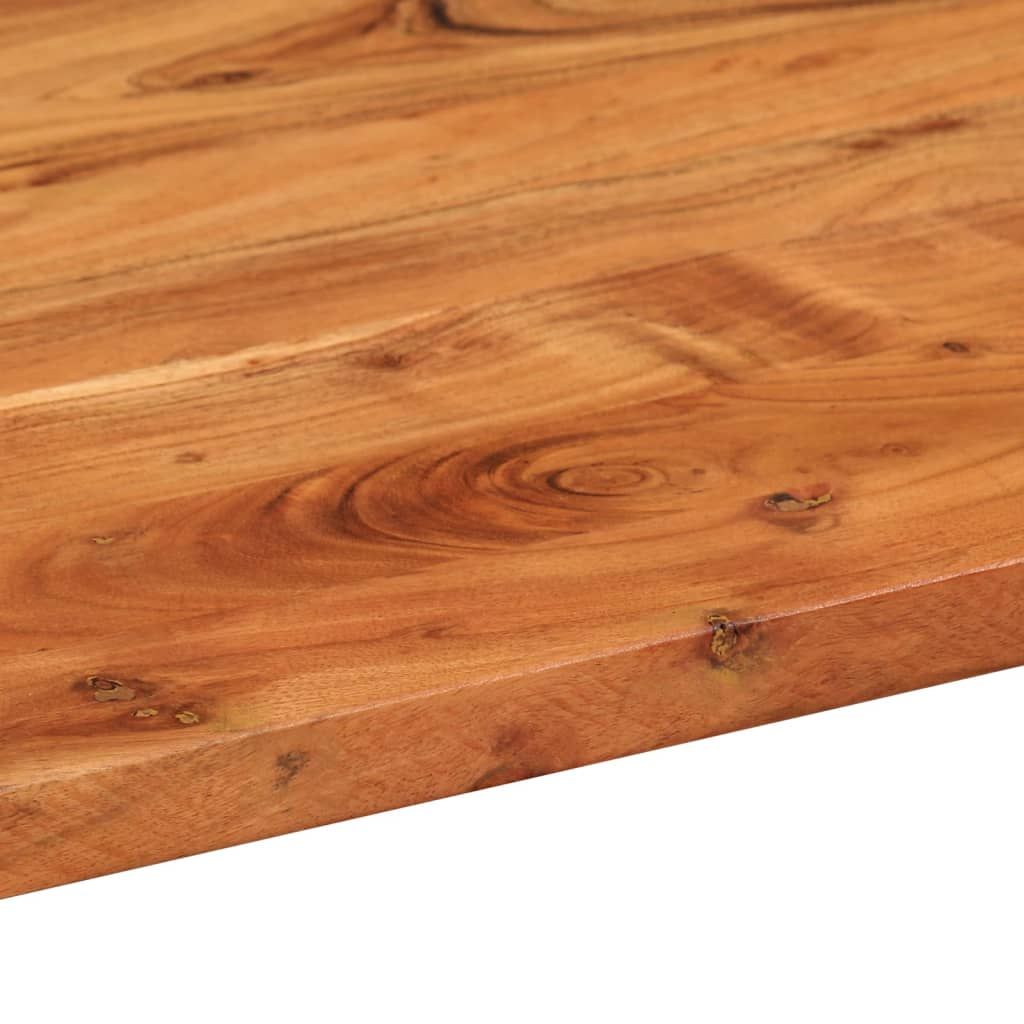 Table Top 110x50x2.5 cm Oval Solid Wood Acacia