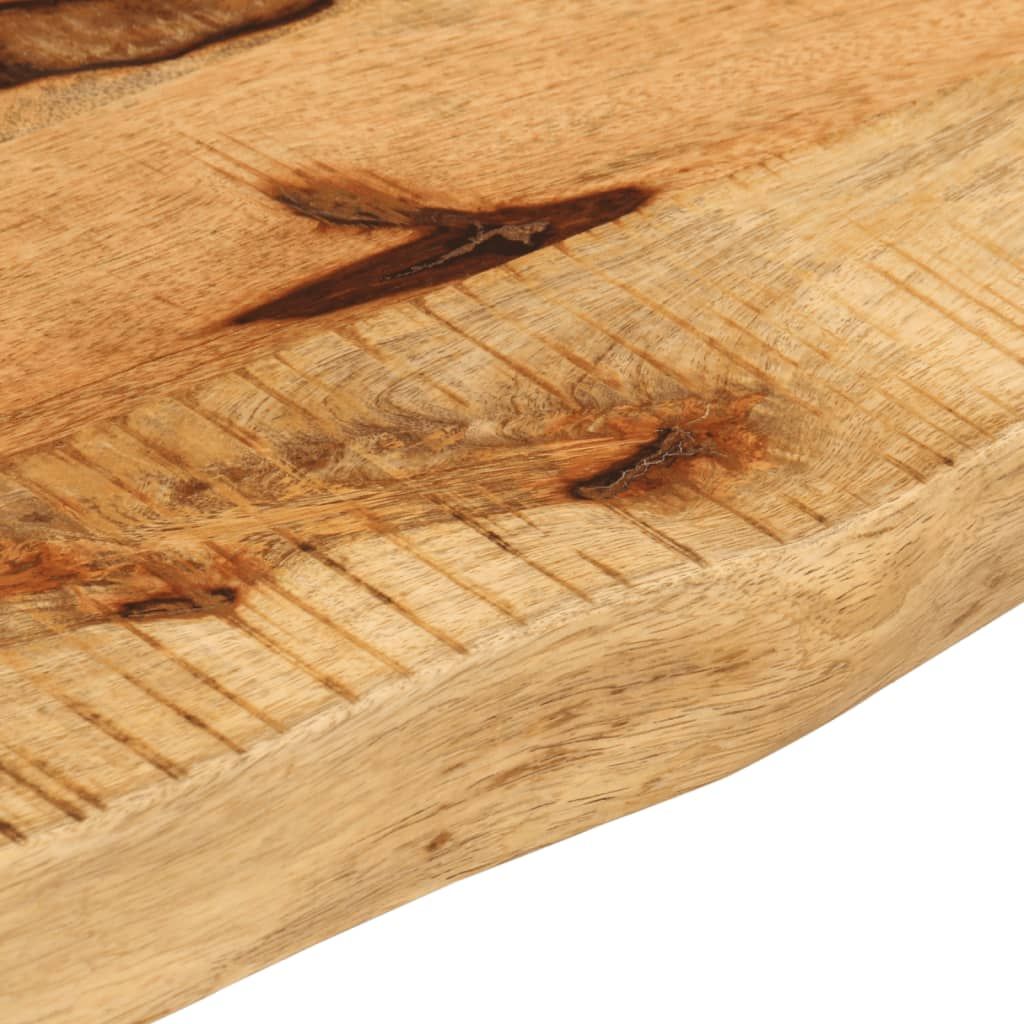 Table Top 100x40x3.8 cm Live Edge Solid Wood Rough Mango