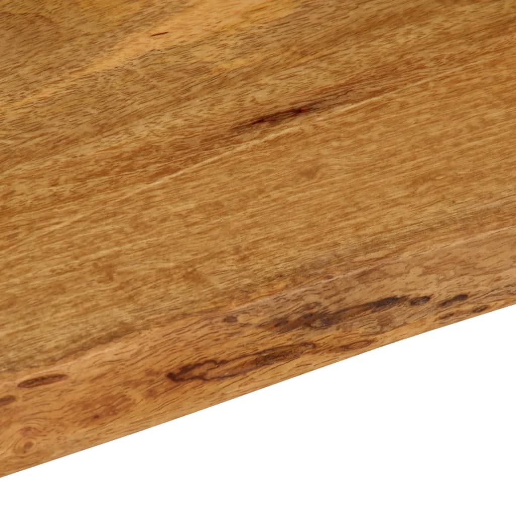 Table Top 100x60x2.5 cm Live Edge Solid Wood Mango