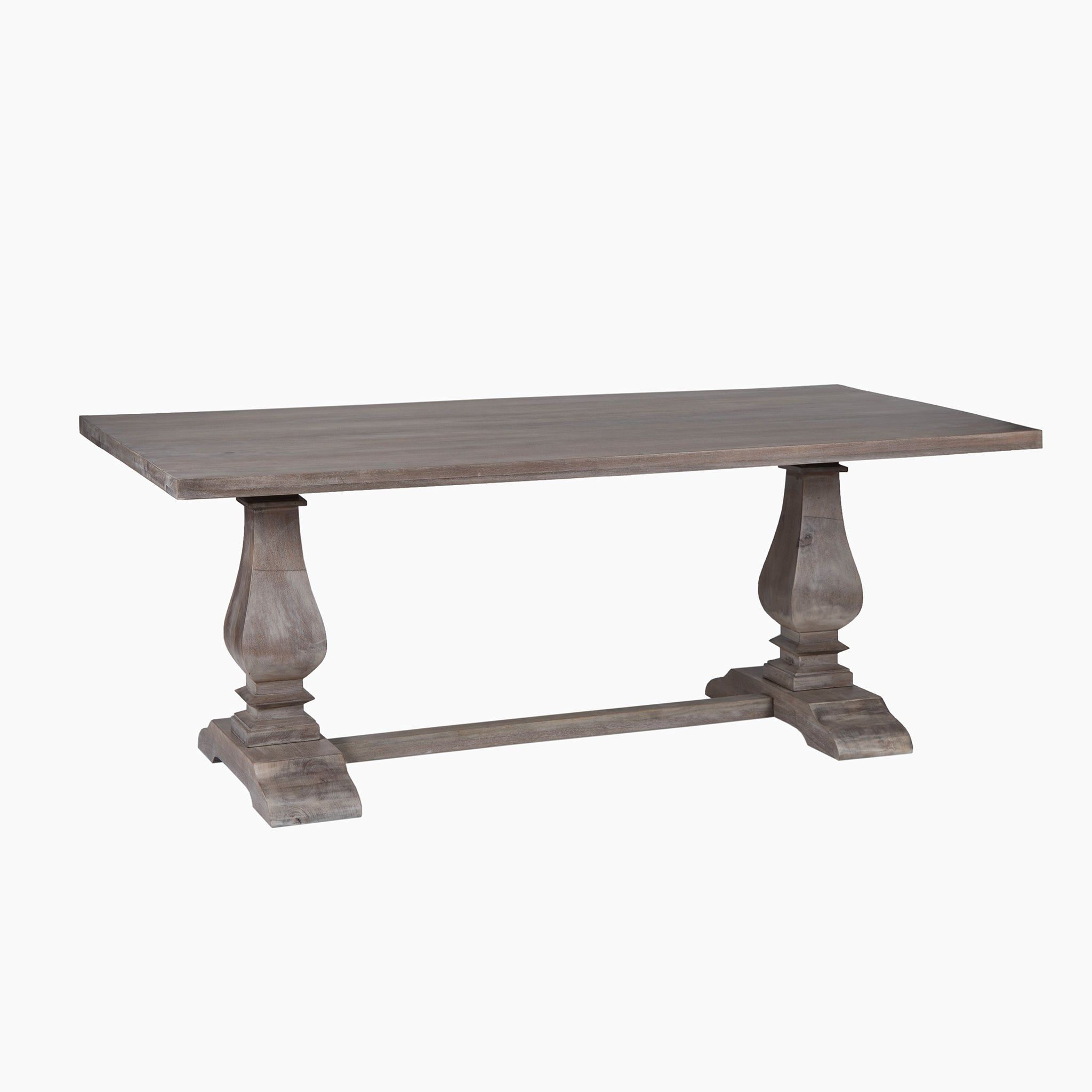 CHARLIE Mango Wood Dining Table - Grey