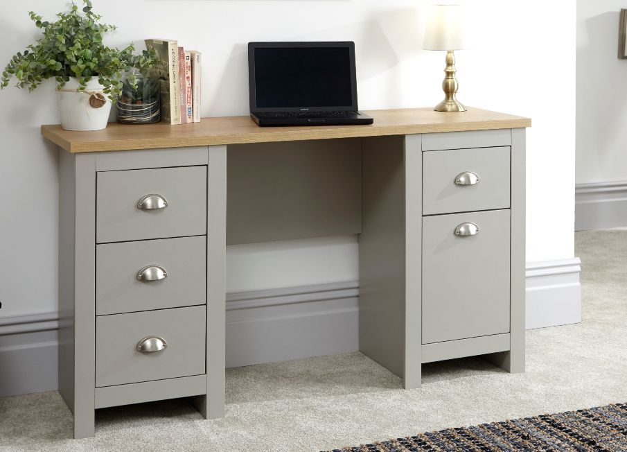 Lancaster Study Desk Grey