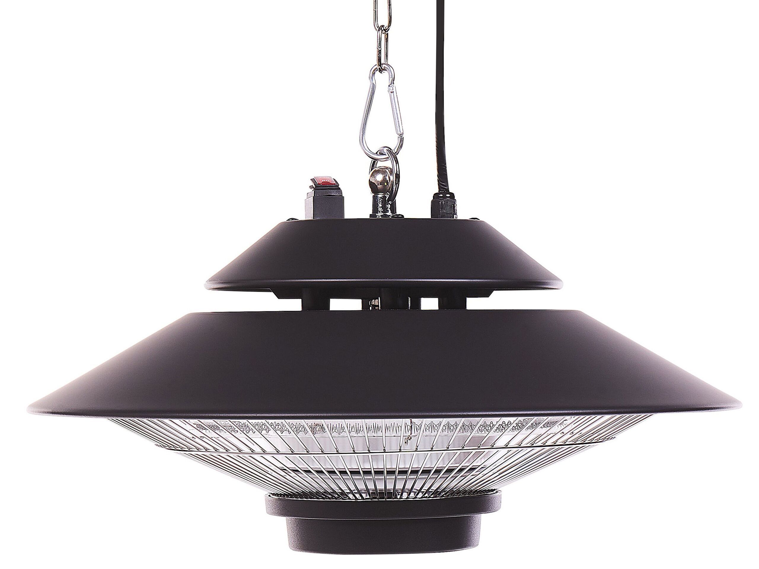 Ceiling Mounted Electric Patio Heater 1500 W Black MERAPI