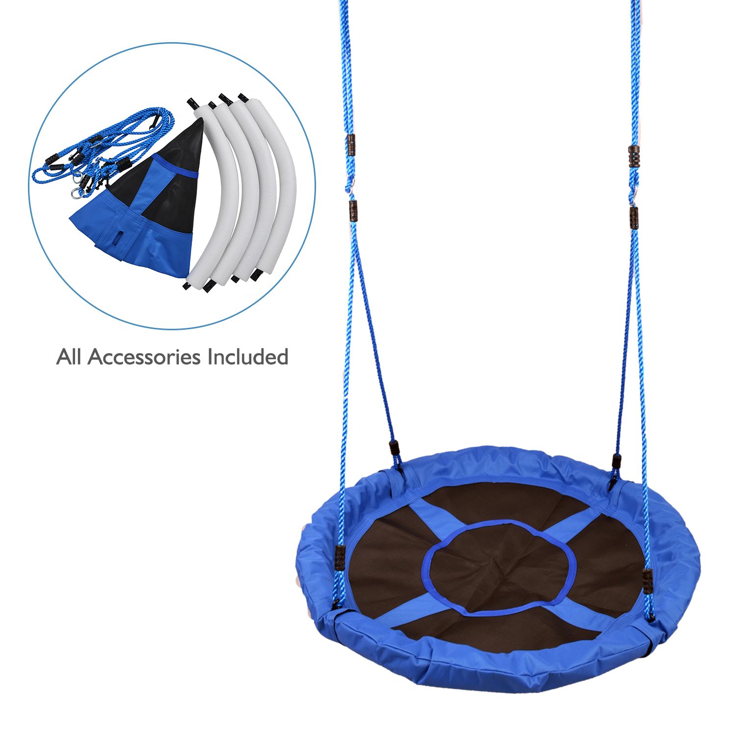 Kids Round Tree Spin, ?100cm-Blue