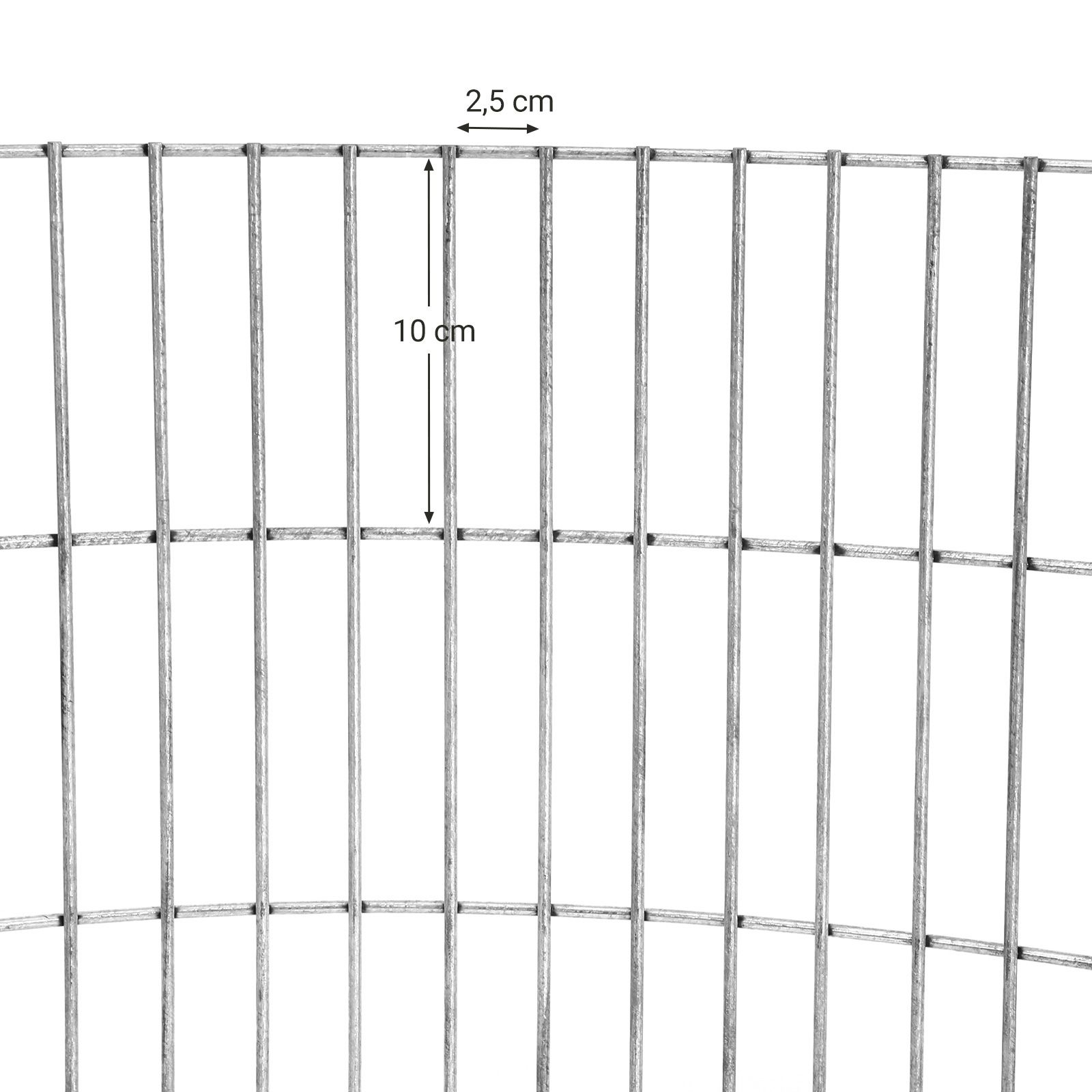 Silver Metal Round Gabion for Stones