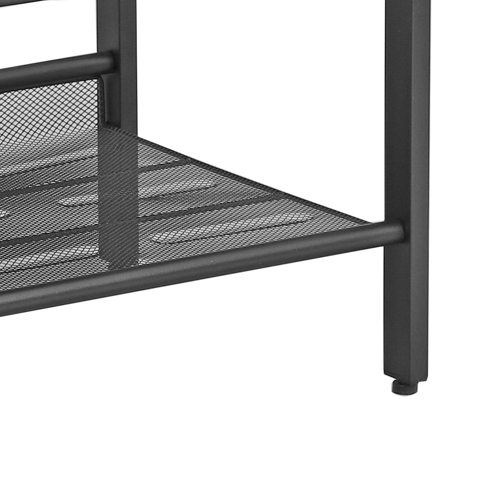 Mesh Shelves Side Table