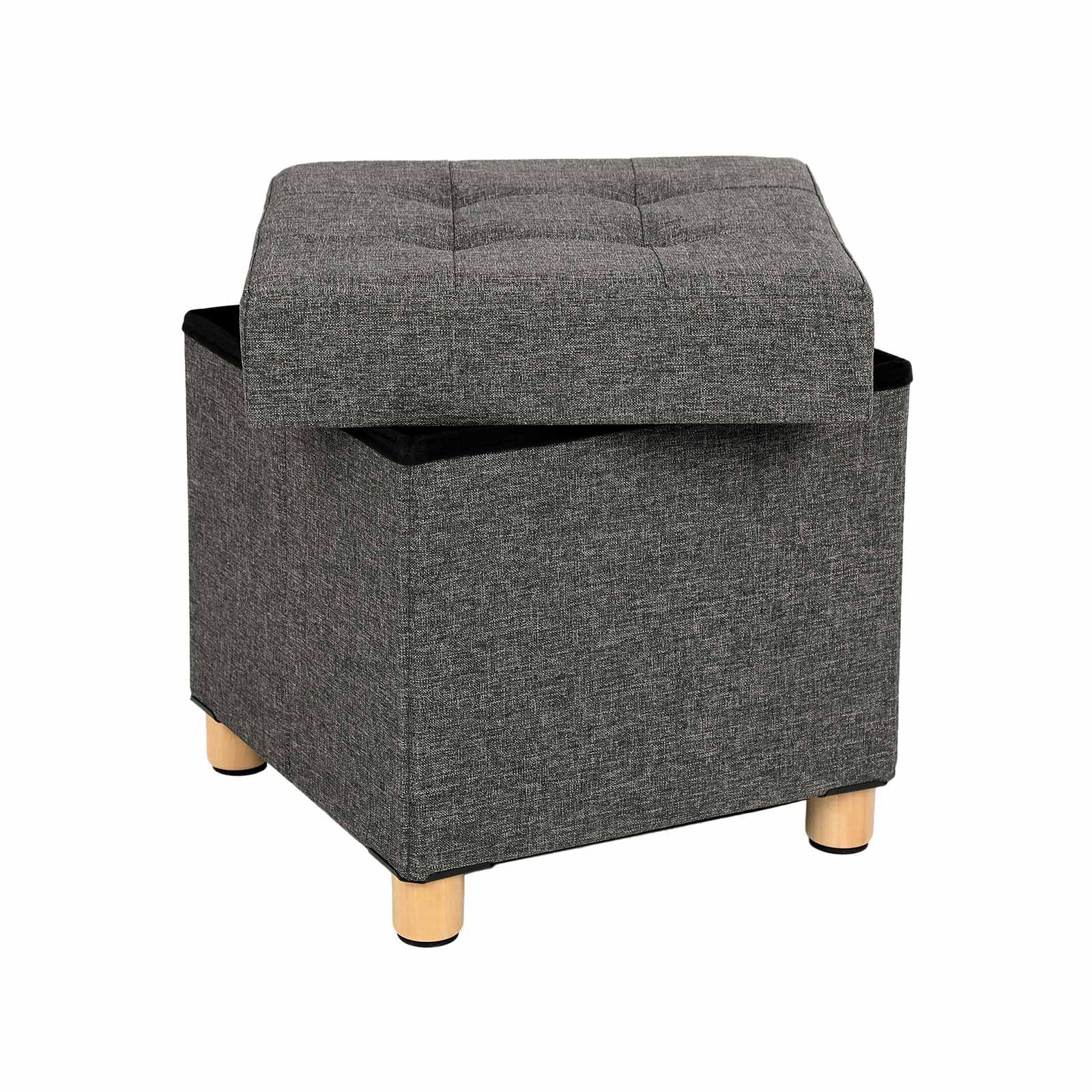 Collapsible Cube Storage Ottoman