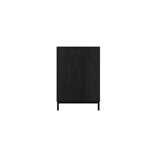 Grayson Reeded Media Unit - Matte Black