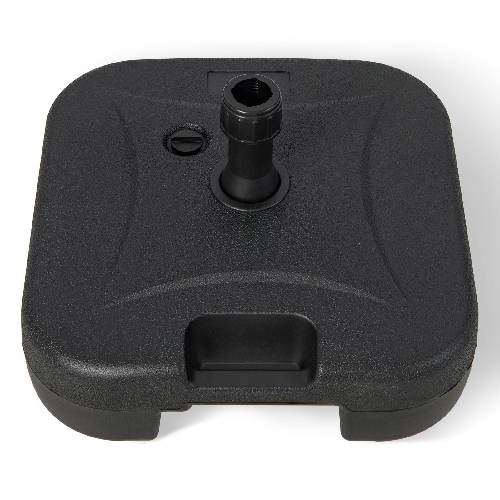 Fillable Patio Umbrella Base Stand Up to 30 kg for Yard-Black