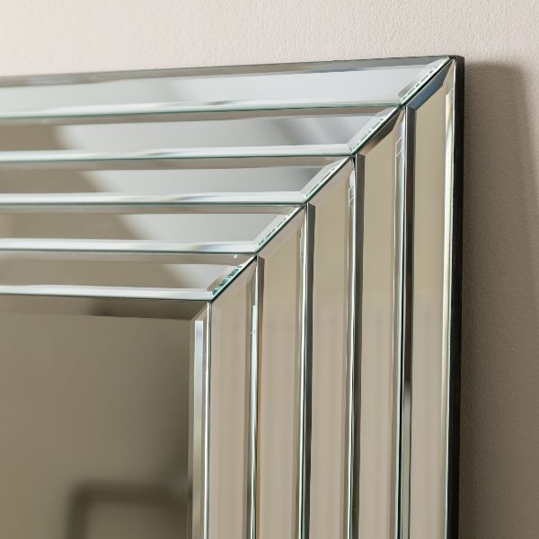 Jawson Convex Layered Mirror - Silver