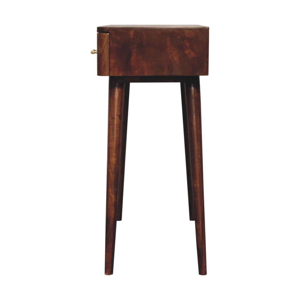 Console Table - DUBLIN Console with 2 Drawer Chestnut 85cm