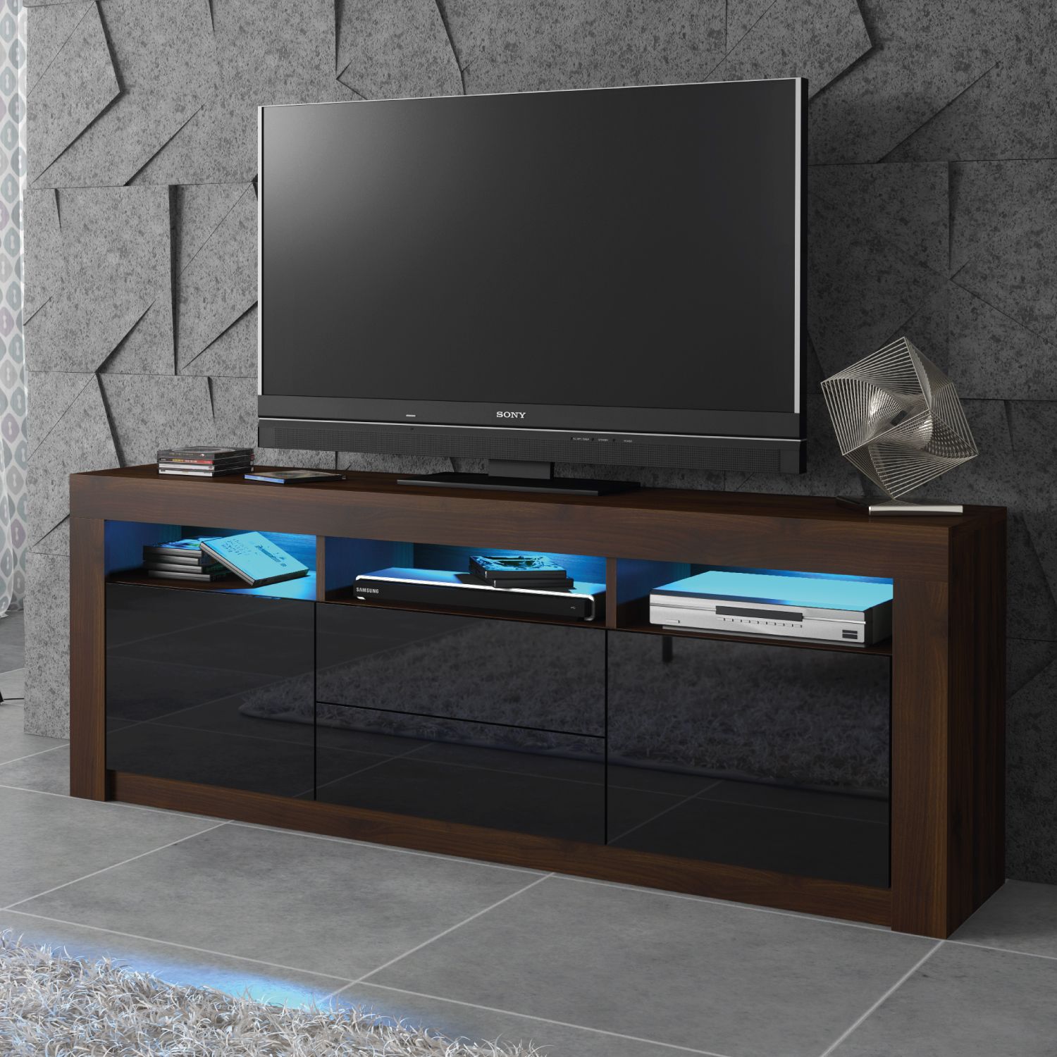 OASIS TV Unit 160cm - Walnut