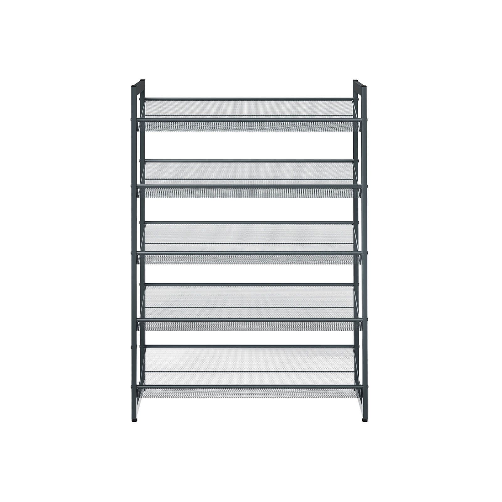 Metal Mesh Shoe Rack