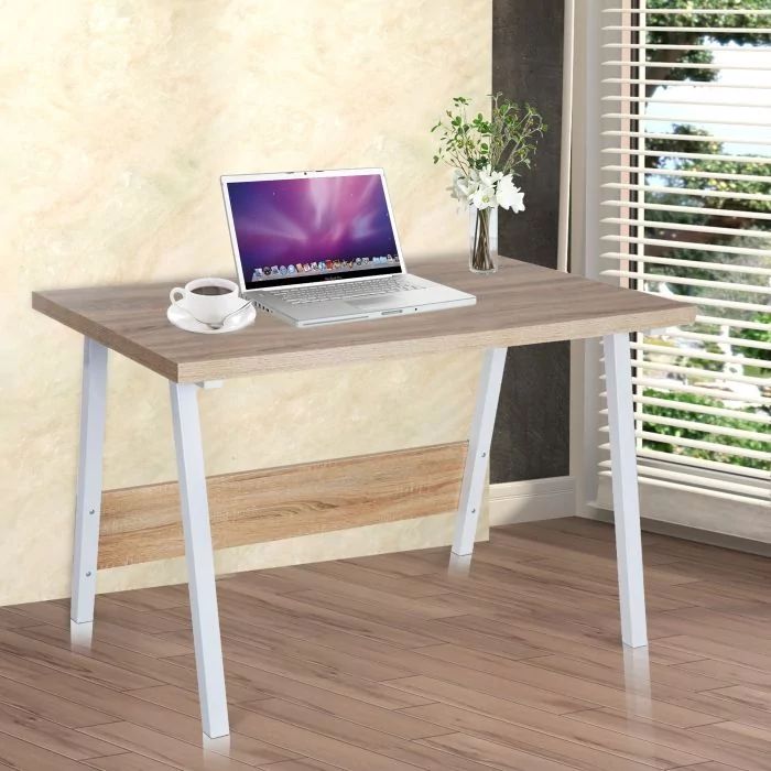 MDF Wooden Computer Desks in White and Oak