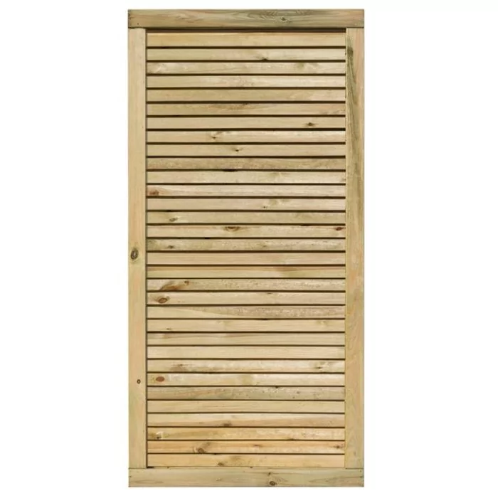 Mackins Pressure Treated Timber Contemporary 3x6 Screen/Gate with ...