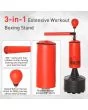 Freestanding Boxing Punch Bag Stand with Rotating Flexible Arm, Speed ...